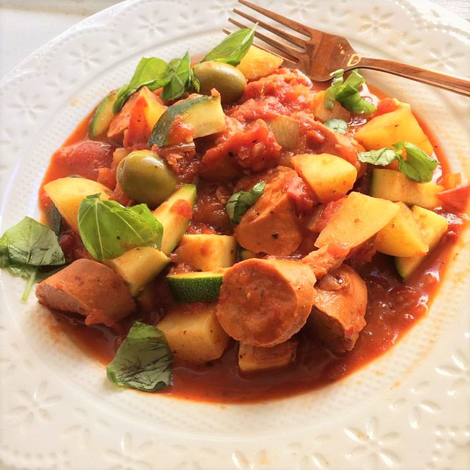 Spanish style – vegetar chorizo og potet gryte